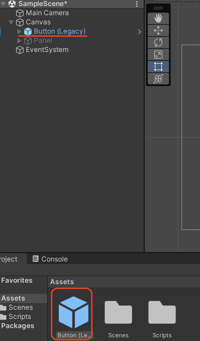 【Unity】UnityActionを使ってPrefab化したButtonから他クラスの関数を呼びだす | 怠惰な日々にさよならを