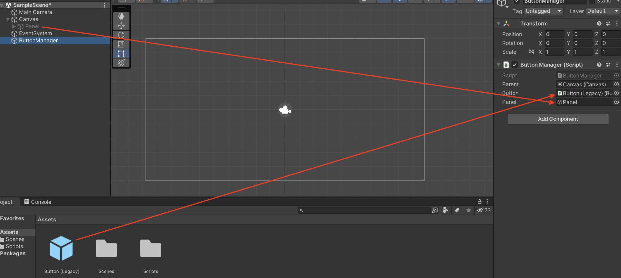 【Unity】UnityActionを使ってPrefab化したButtonから他クラスの関数を呼びだす | 怠惰な日々にさよならを