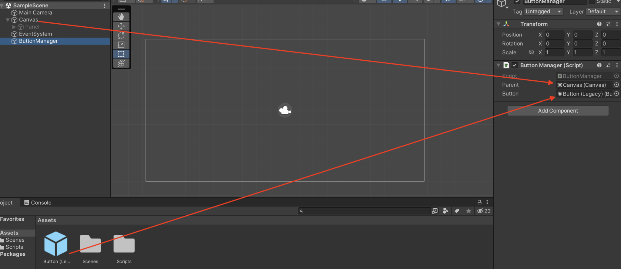 【Unity】UnityActionを使ってPrefab化したButtonから他クラスの関数を呼びだす | 怠惰な日々にさよならを